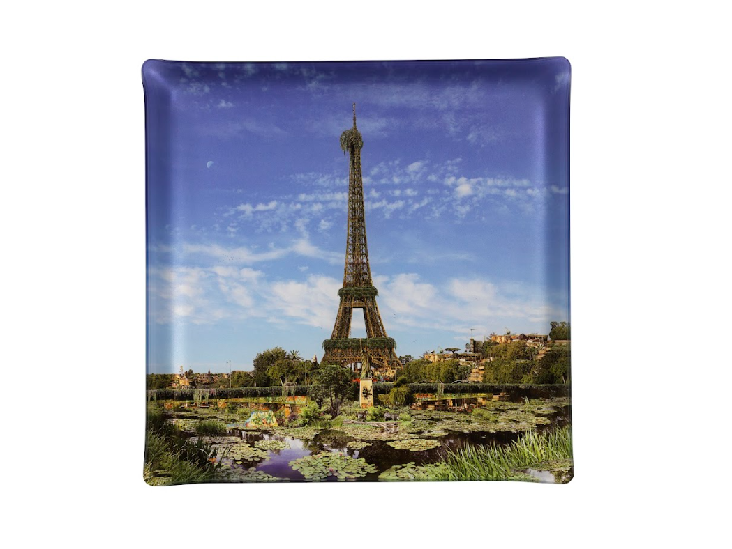 Plateau acrylique design Tour Eiffel Liberty - Chris Morin-Eitner — Platex
