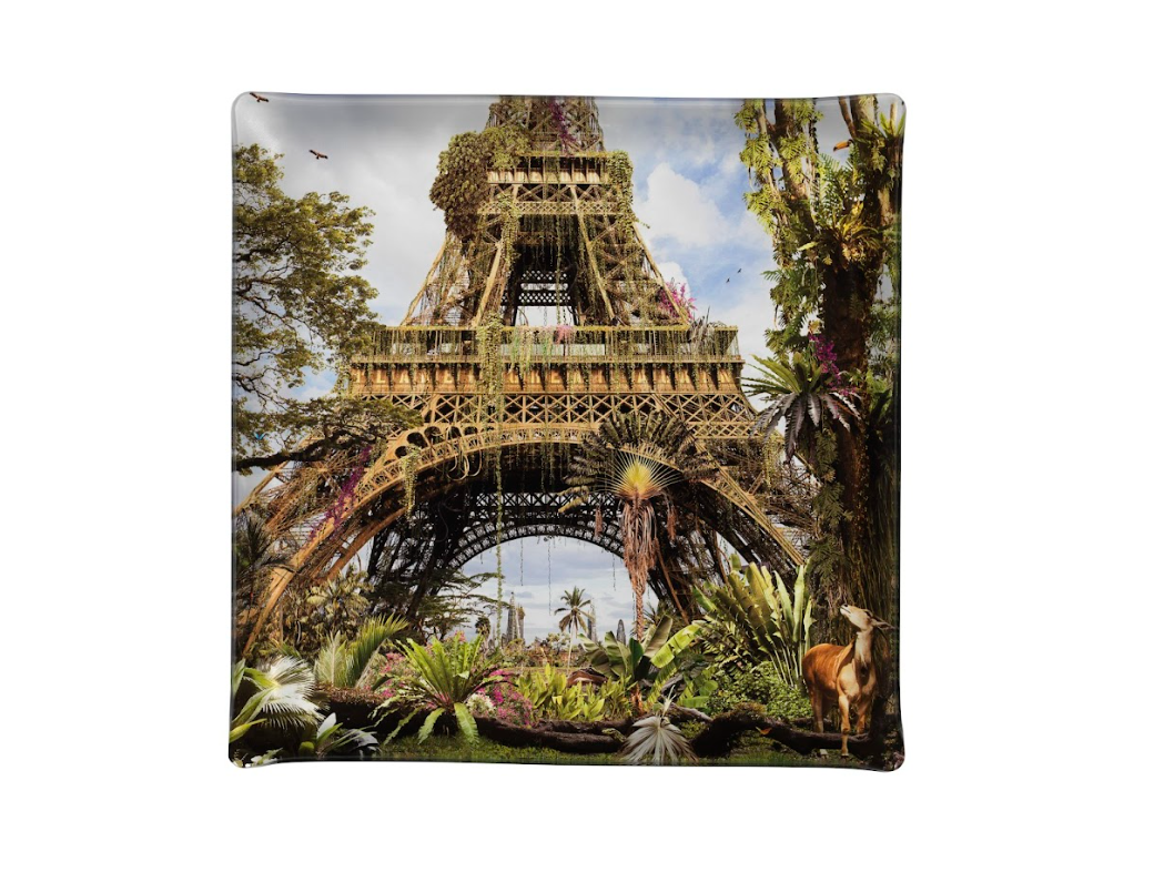 Plateau acrylique design Tour Eiffel Zoom - Chris Morin-Eitner — Platex