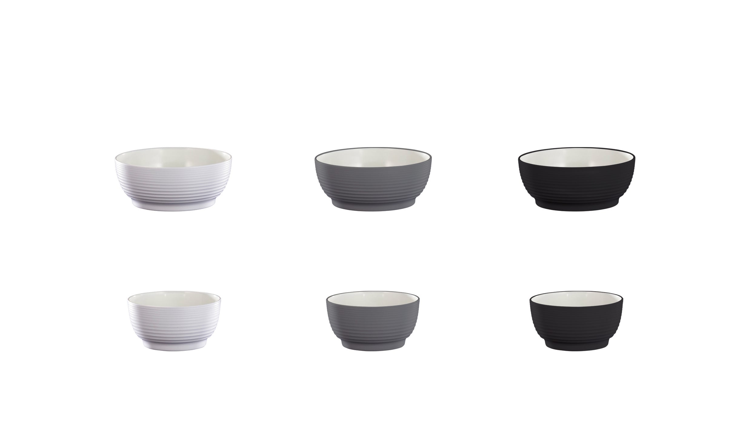 Bols Wave Design 12 cm - Lot de 4｜ Fabrication Française — Platex